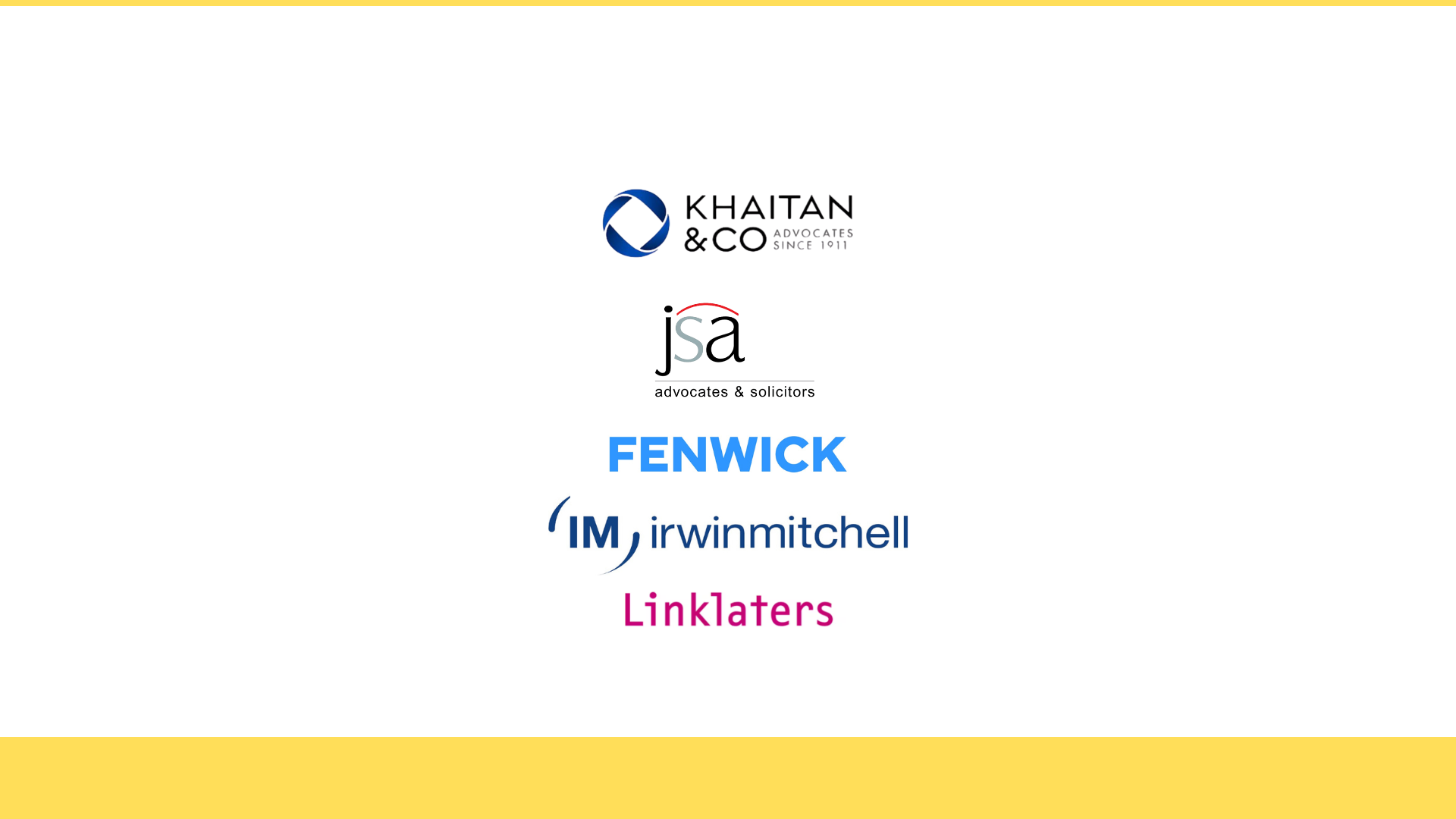 Khaitan, JSA, Fenwick & West, Irwin Mitchell & Linklaters Act On ...